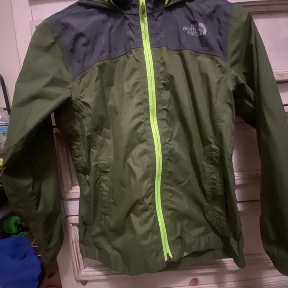The North Face | Jackets & Coats | The North Face Neon Green And Dark ...